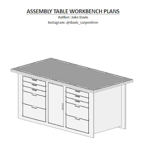 Mobile Assembly Table/workbench Plans - Etsy