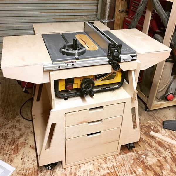 Dewalt Table Saw Work Bench Plan - Etsy