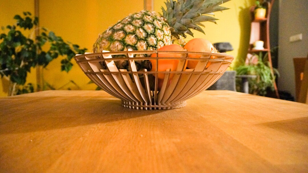 Fruit Bowl | Digital Laser Cut Patern | Template for Glowforge | Svg Ai ...