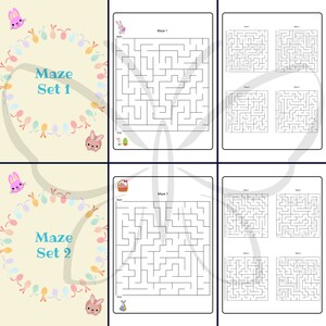 300 Pages Easter Activity Bundle, Easter Activity Book, Coloring Pages ...