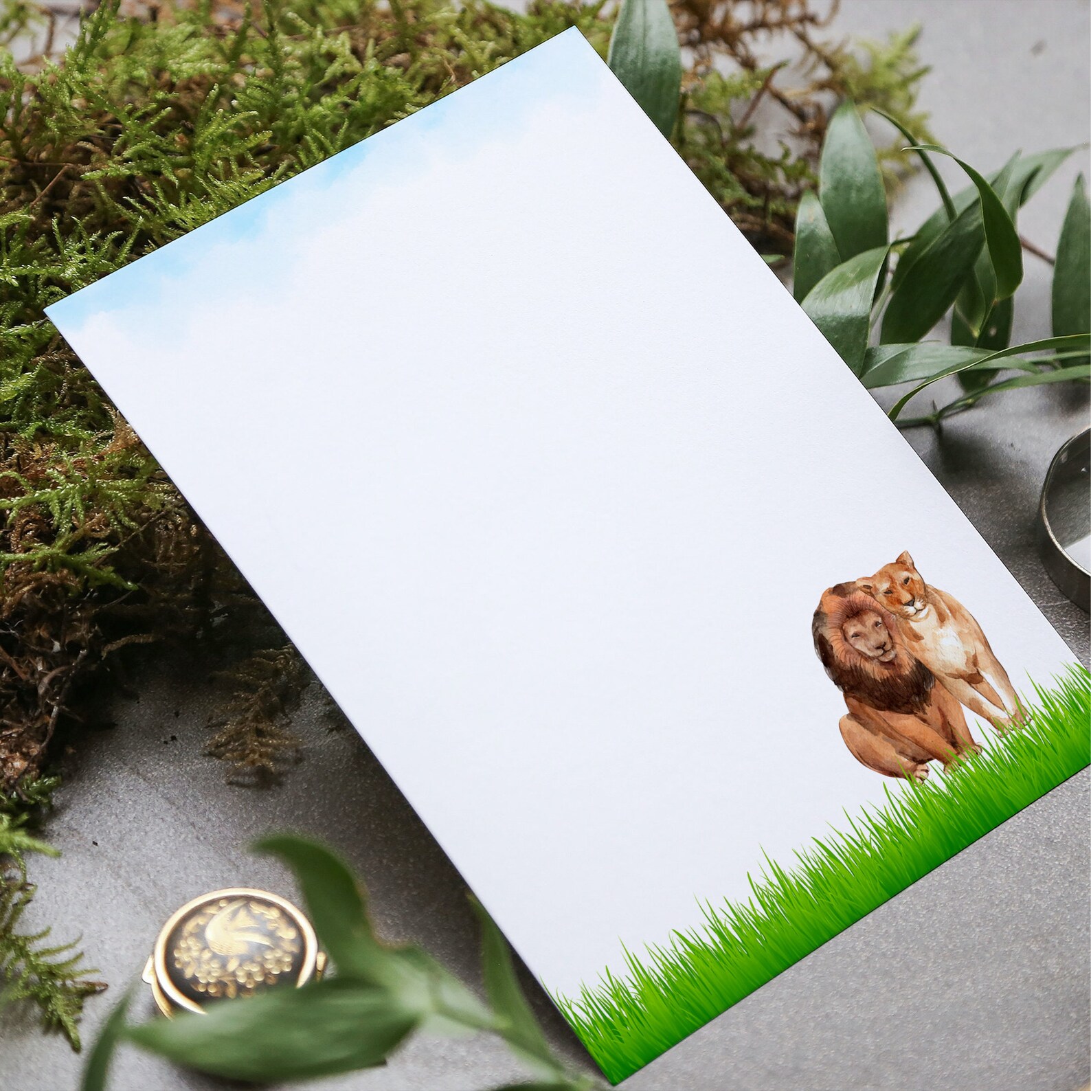 Watercolor Zoo Animal Printable Stationery, Zoo Animals Printable Paper ...