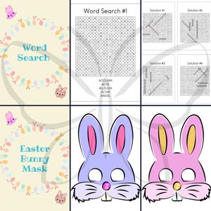 300 Pages Easter Activity Bundle, Easter Activity Book, Coloring Pages ...