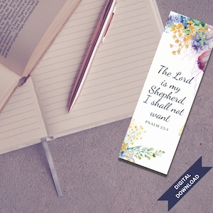 Printable Bookmarks, Christian Gift, Bible Verse Printable, Bookmarks ...