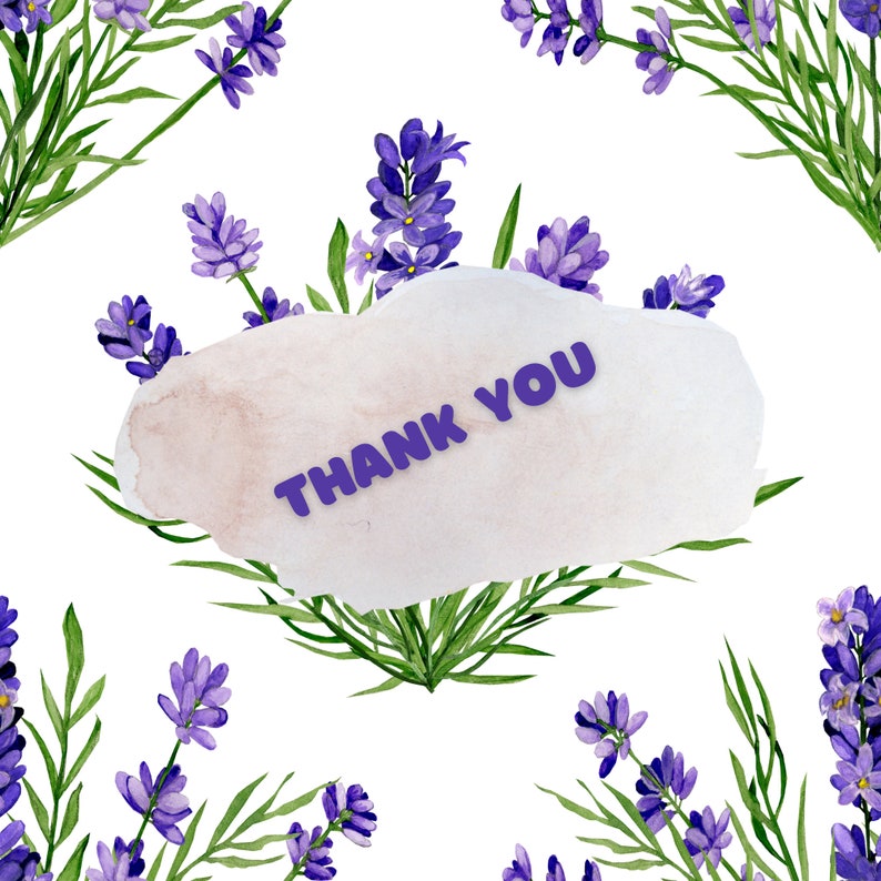 Lavender Printable Stationery Paper / Flower Printable Stationary Paper ...