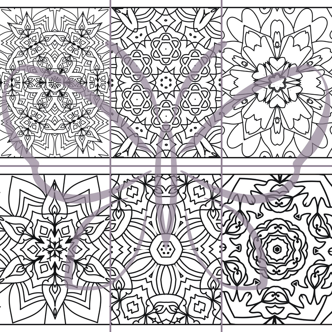 1000 Mandala Coloring Pages Mega Bundle With Loads of Different ...