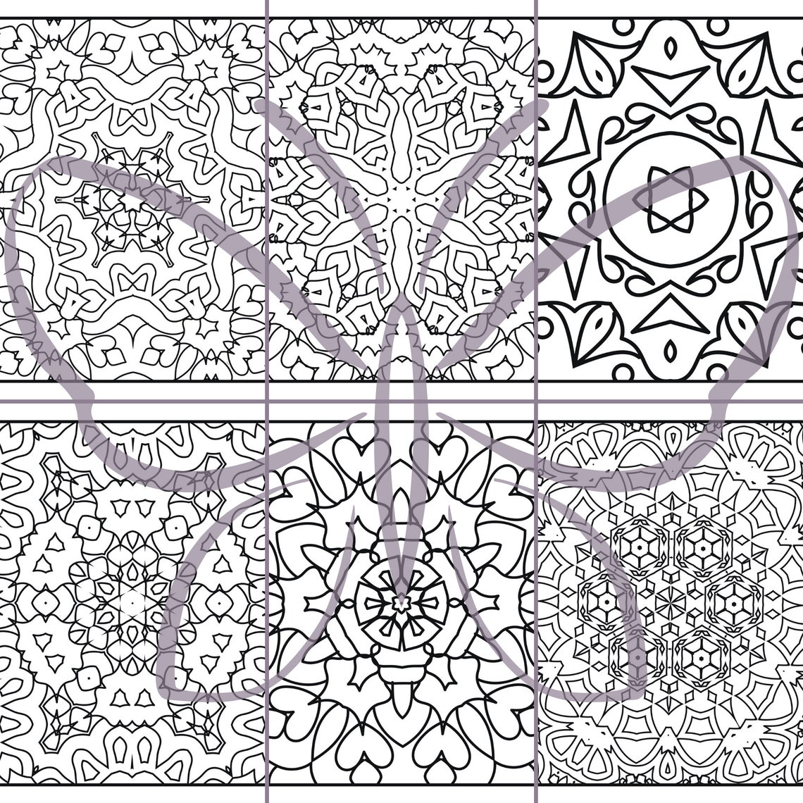 1000 Mandala Coloring Pages Mega Bundle With Loads of Different ...