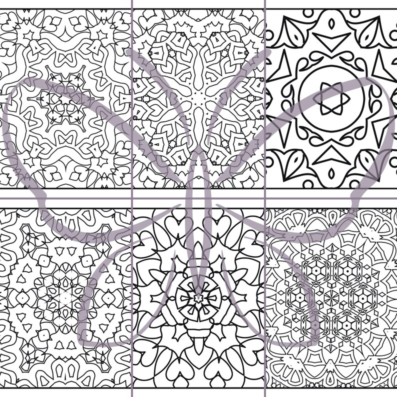 1000 Mandala Coloring Pages Mega Bundle With Loads of Different ...