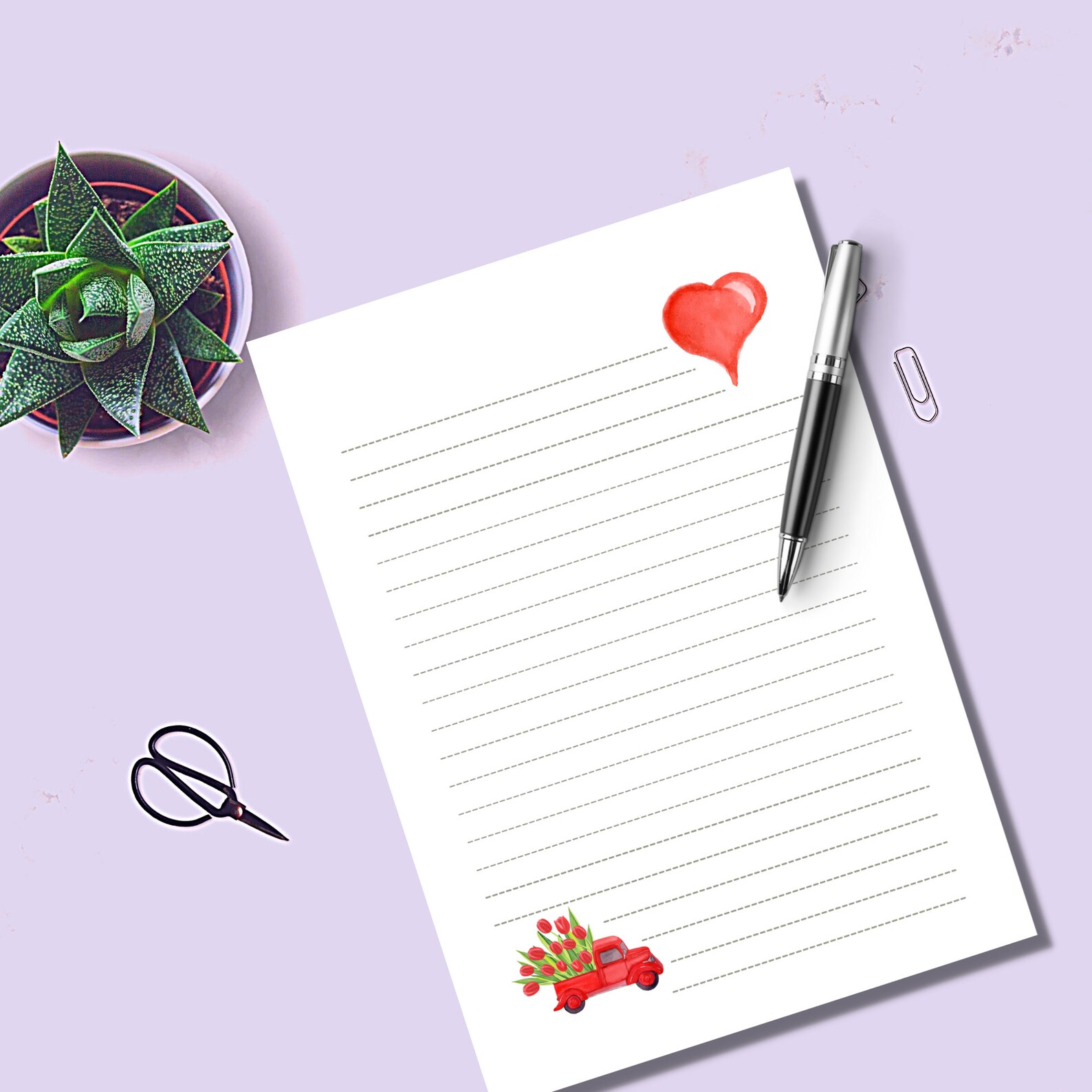 Valentine Printable Stationery Paper / Valentine Printable Stationery ...