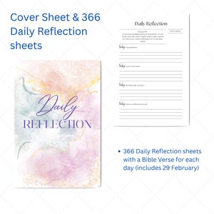 Daily Reflections With Bible Verse 366 Days | Any Year Calendar ...