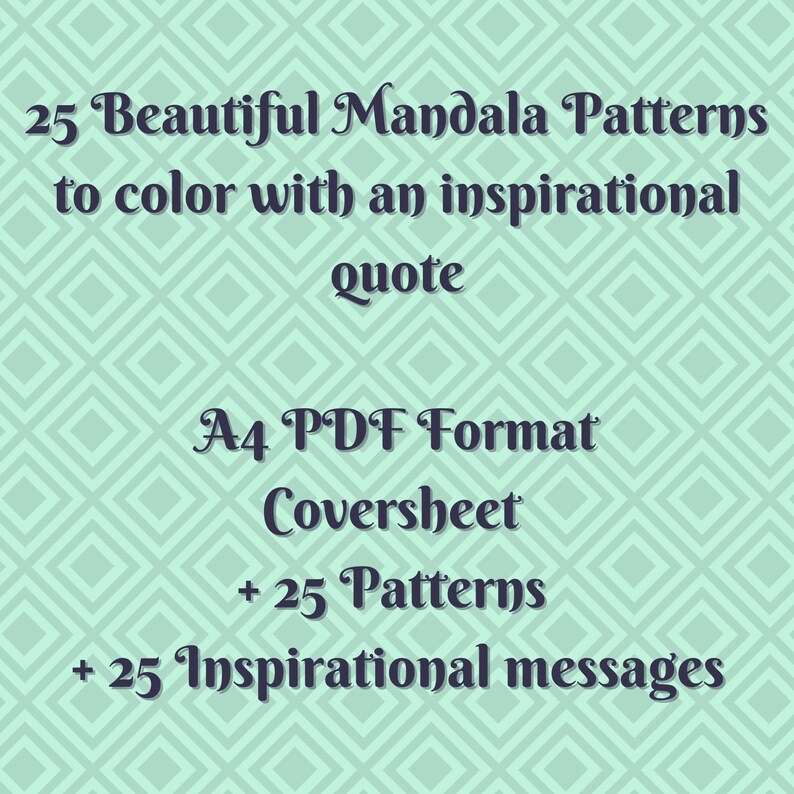 25 Mandala Coloring Pages With Inspirational Messages to Color and De ...