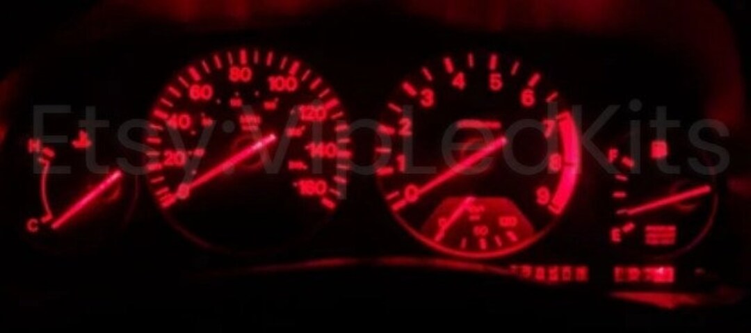 Red Gauge Cluster LED Bulb Kit for Nissan 300zx Z32 Turbo NA 1990-1996 ...