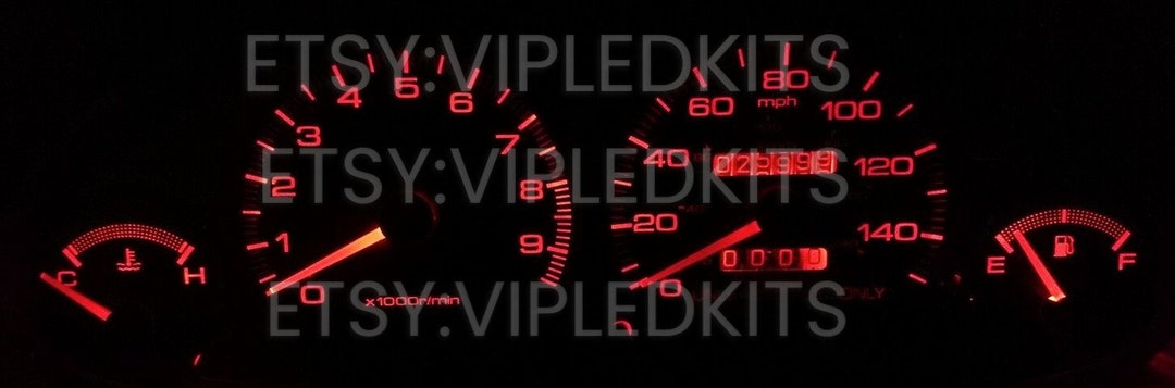 Red Gauge Cluster LED Bulb KIT for Acura Integra DC2 DC4 DB8 1994-2001 ...