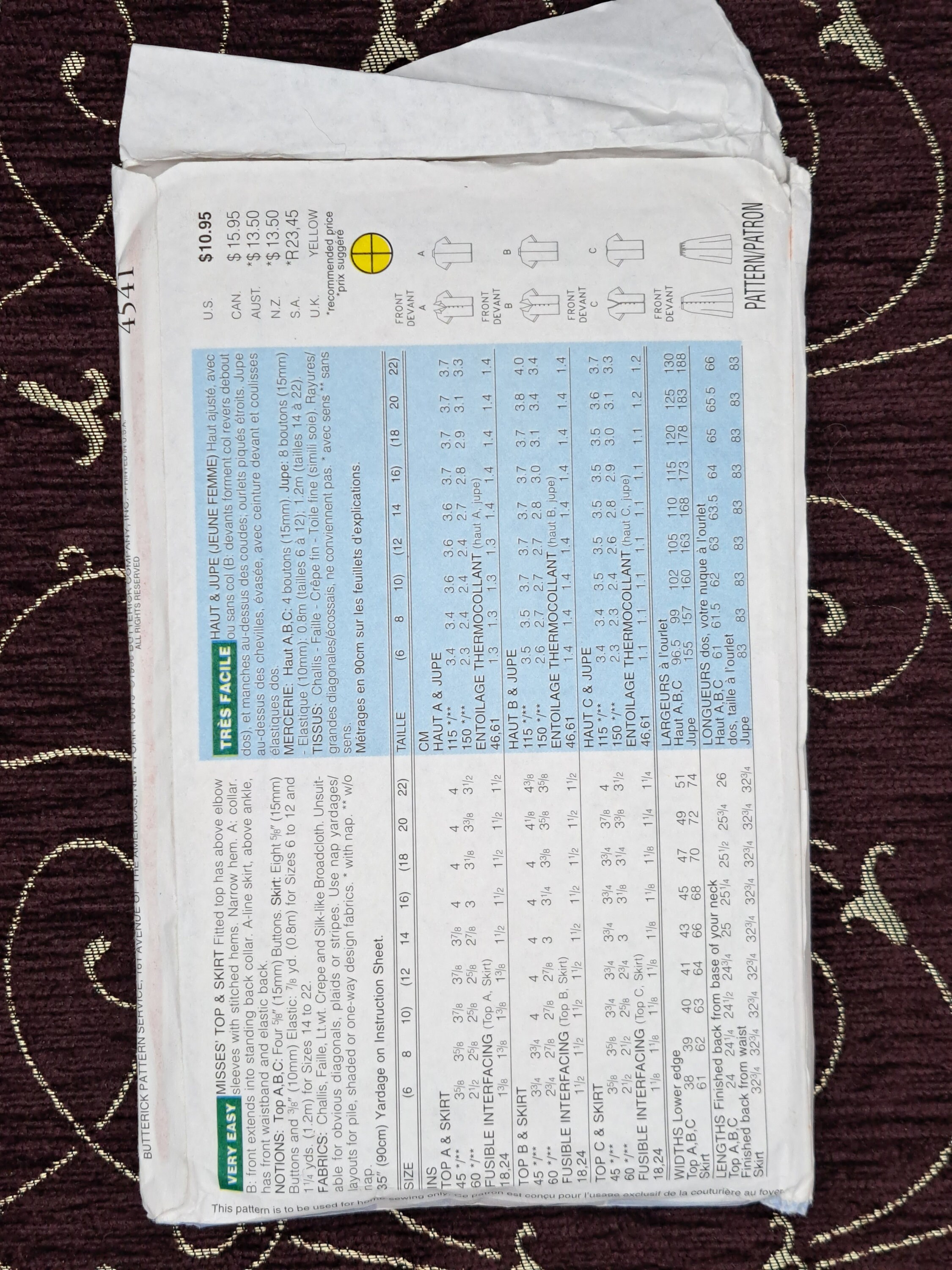 Vintage Sewing Patterns Style 4832 Burda 3145 and Butterick 4541 Dress ...