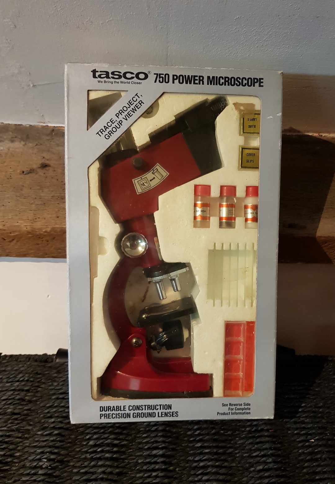 Vintage Tasco 750 Power Microscope 4 Way Multi Use Model P750pvintage ...