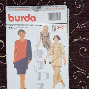 Vintage Sewing Patterns Style 4832 Burda 3145 and Butterick 4541 Dress ...