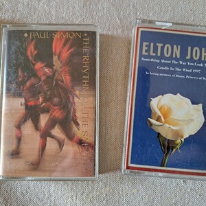 Variety of Cassette Tapes Slade Tammy Wynette Robert Johnson Paul Simon ...