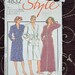Vintage Sewing Patterns Style 4832 Burda 3145 and Butterick 4541 Dress ...