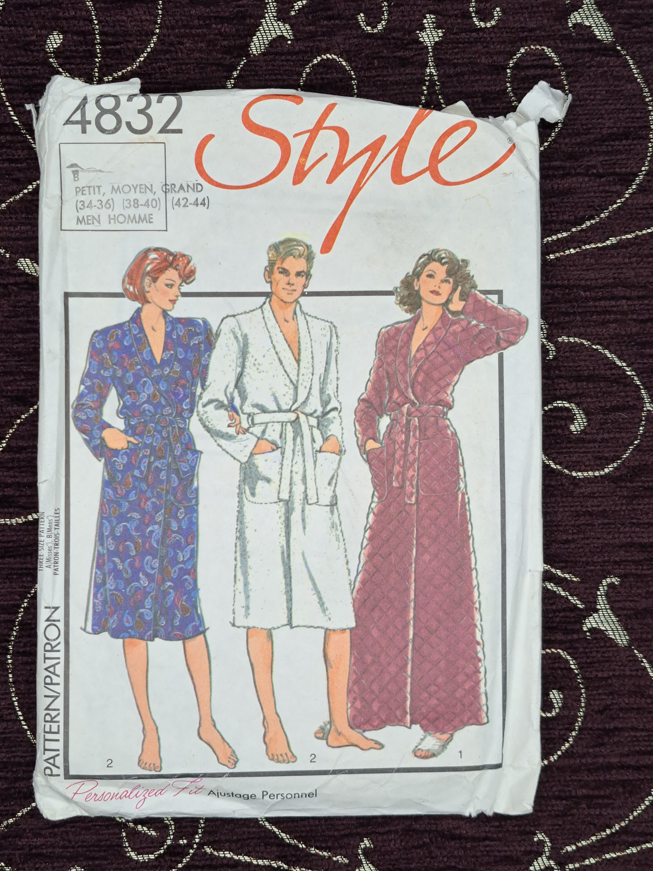 Vintage Sewing Patterns Style 4832 Burda 3145 and Butterick 4541 Dress ...
