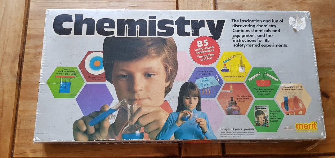 Vintage Merit Chemistry Set No 2 Cat No 0802 - Etsy
