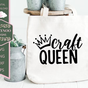 Crafting Svg Craft Queen Svg Crafting Cut Files Mom Shirt | Etsy