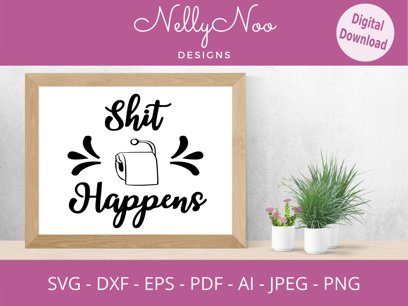 Shit Happens Svg Cut file Bathroom Svg T-shirt Cut files | Etsy Shit Happens Svg Cut file Bathroom Svg T-shirt Cut files | Etsy