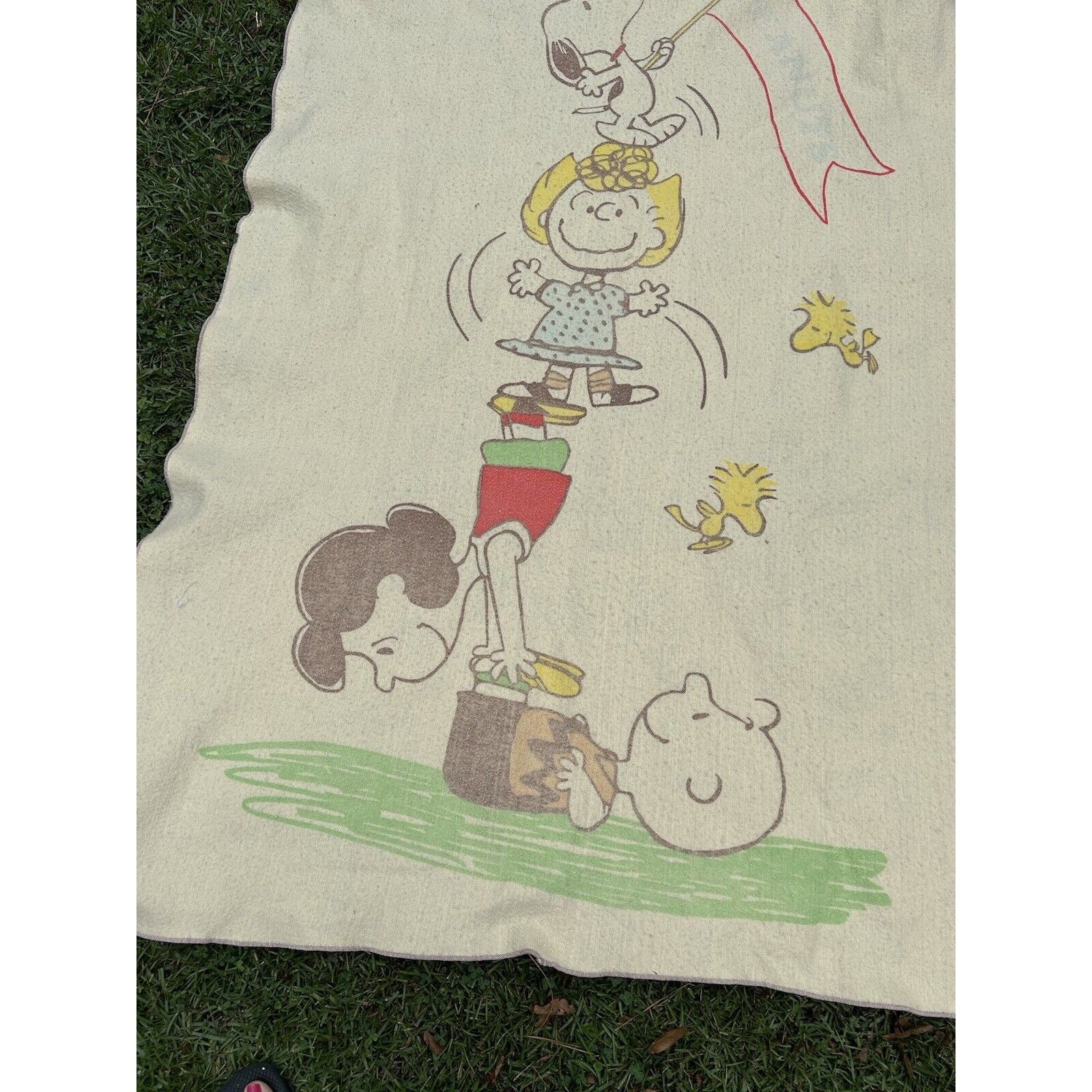 1965 Chatham Peanuts Charlie Brown Snoopy Throw Blanket Keep Fit - Etsy
