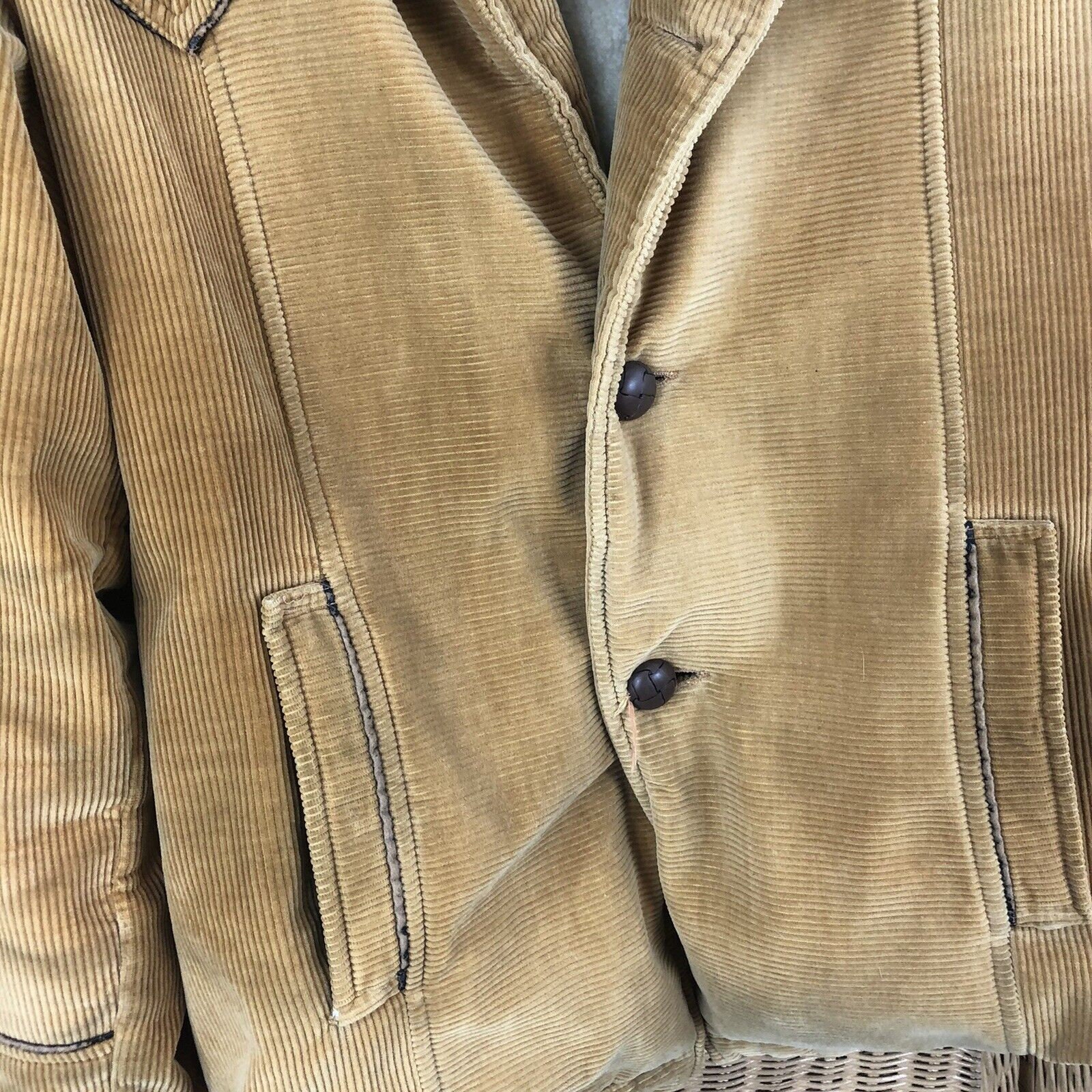 Vintage Corduroy Jacket Mens Distressed Small - Etsy