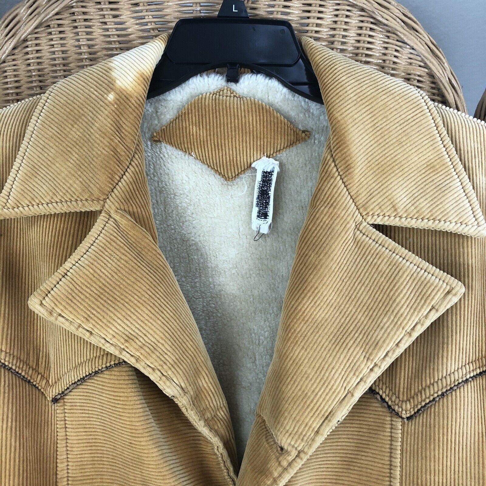 Vintage Corduroy Jacket Mens Distressed Small - Etsy