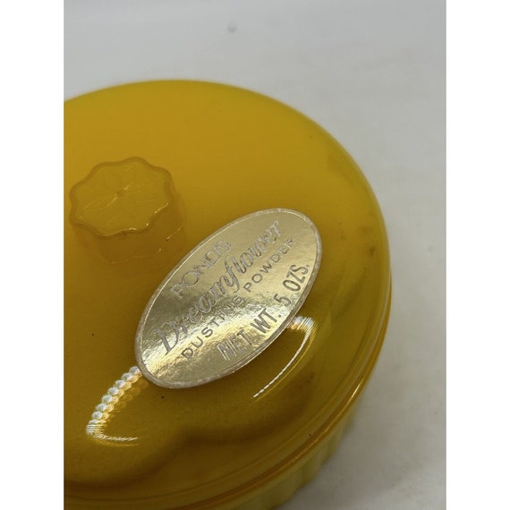 Vintage Pond’s Dream flower Dusting Powder Yellow - Gem