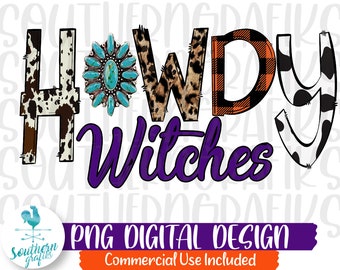 Howdy Witches Png - Etsy