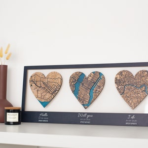 Location Map for Wall, Custom Home Map, Housewarming Gift for Couple ...