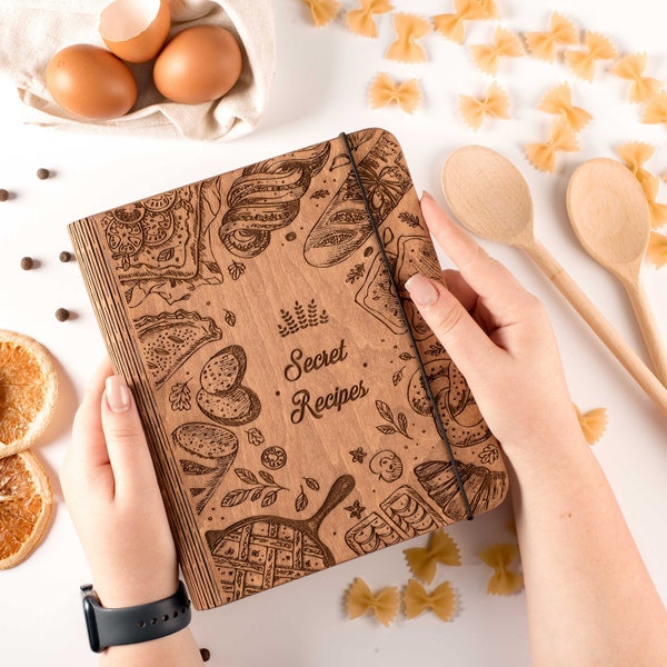 Wooden Book Cover - Etsy