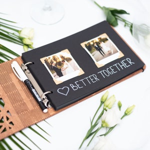 Personalized Photo Album, Custom Photo Book Scrapbook, Anniversary Gift ...