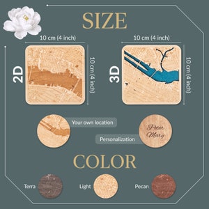 Custom City Map Coasters, Map Location Coasters, Wood Map Coasters ...