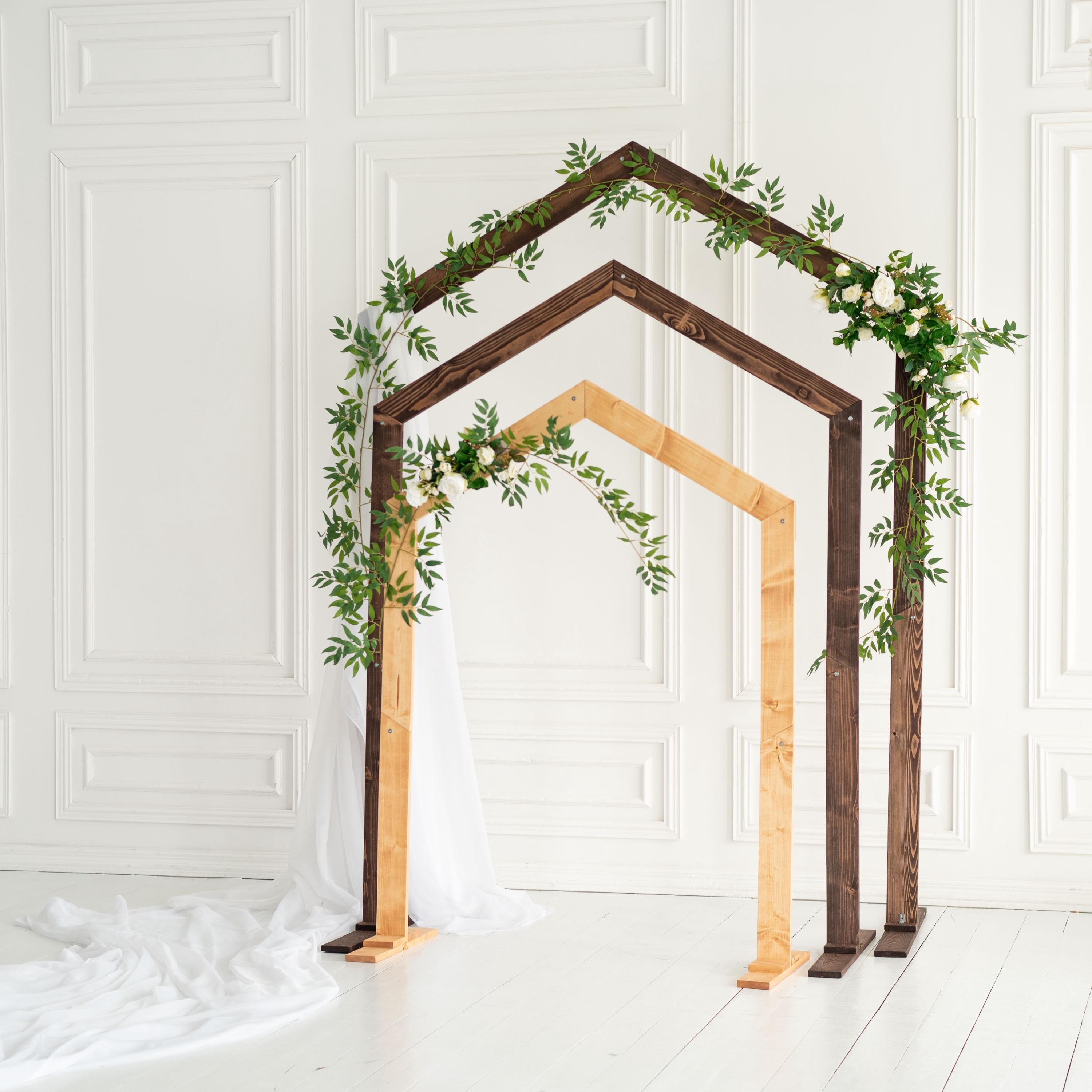 Wooden Wedding Arch, Wedding Ceremony Backdrops, Wedding Ceremony ...