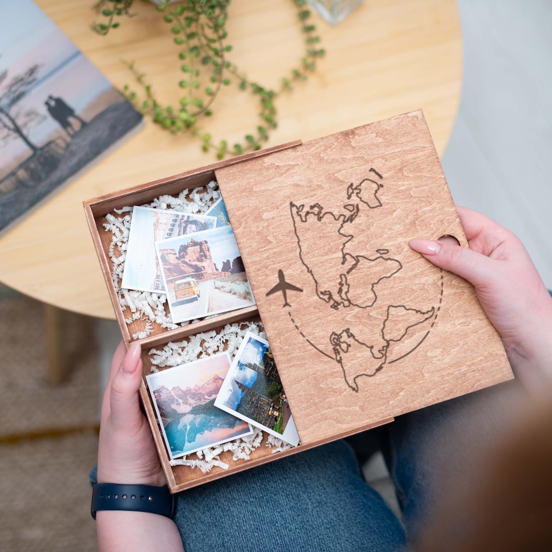 Honeymoon Gift, Wedding Gift, Wedding Memory Box, 5th Anniversary Gift ...
