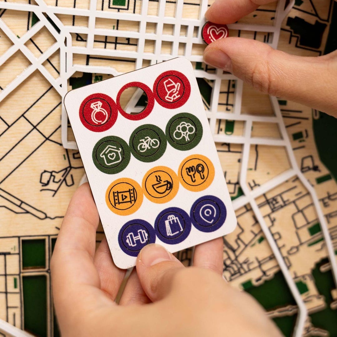 Stickers for Location Map and Key Holder - Etsy