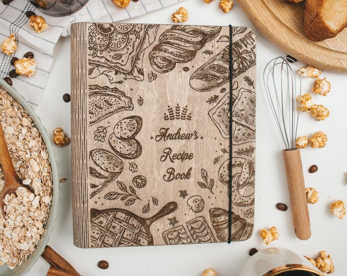 PERSONALIZED Recipe Book Handmade Cookbook Mother - Etsy