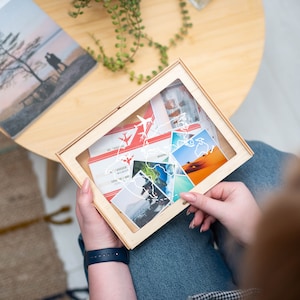 Adventures Travel Box, Acrylic Keepsake Box, Engraved Keepsake Box ...