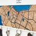 Our First Home Gift, Map Key Holder, Magnetic Key Hooks, Key Organizer ...