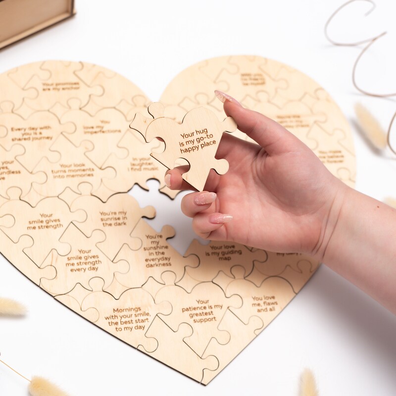 Romantic Puzzles for Couples - Etsy