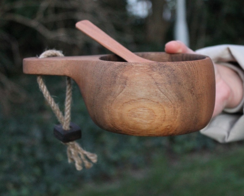 Hand-carved Traditional Scandinavian Kuksa Bowl and a Spoon - Etsy