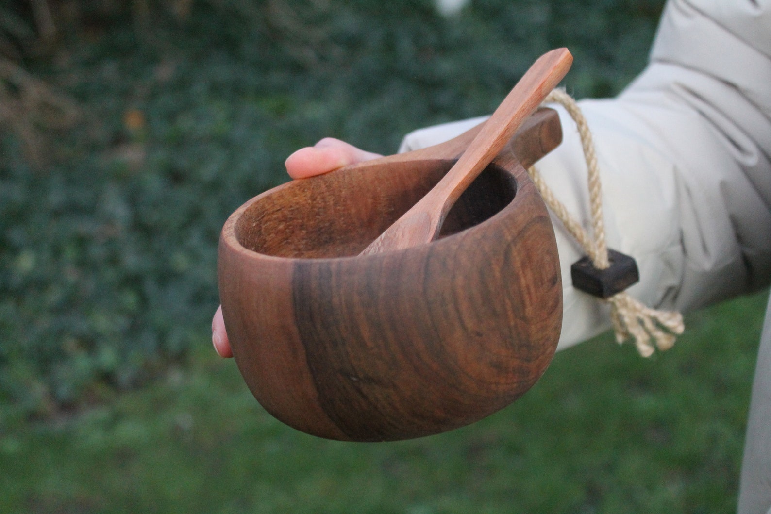 Hand-carved Traditional Scandinavian Kuksa Bowl and a Spoon - Etsy