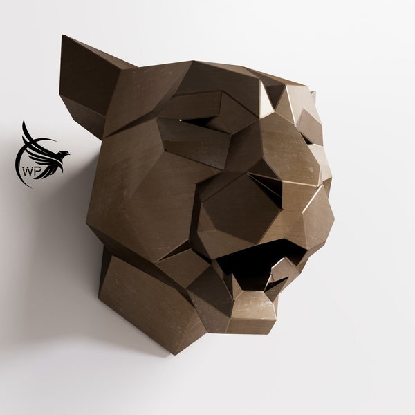 Metal Low Poly Sculpture - Etsy