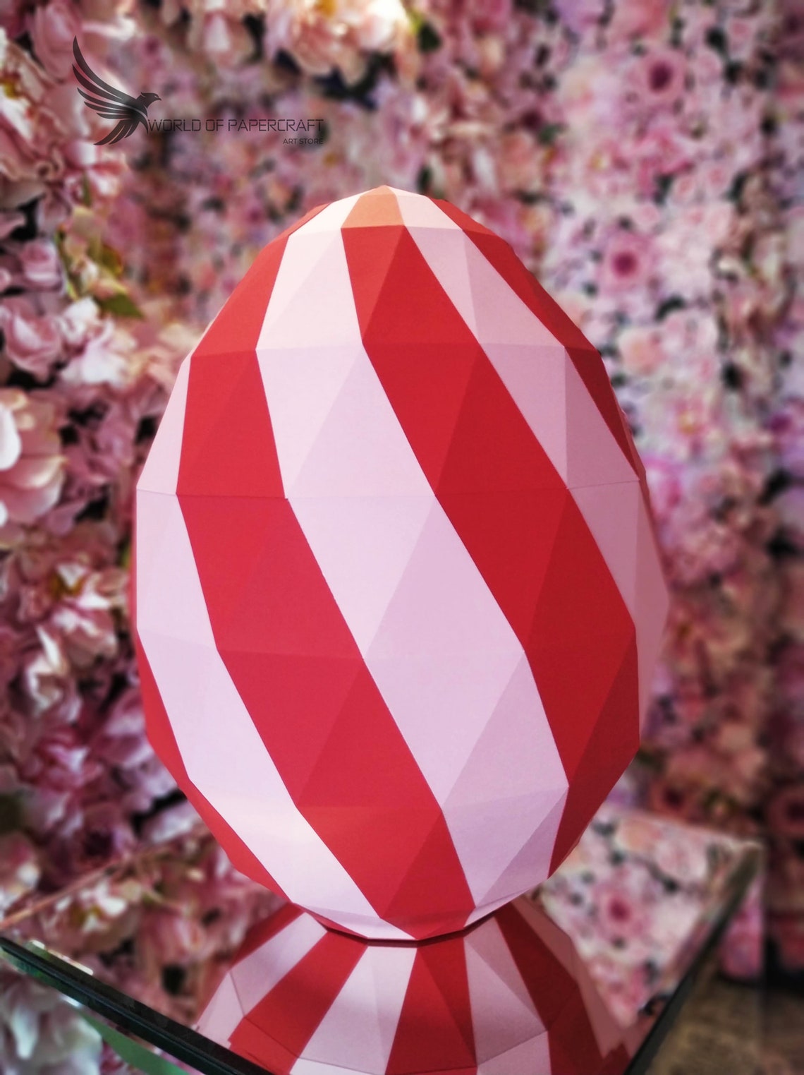 Egg V2 Papercraft Model Egg Low Poly Egg Sculpture Egg Paper - Etsy