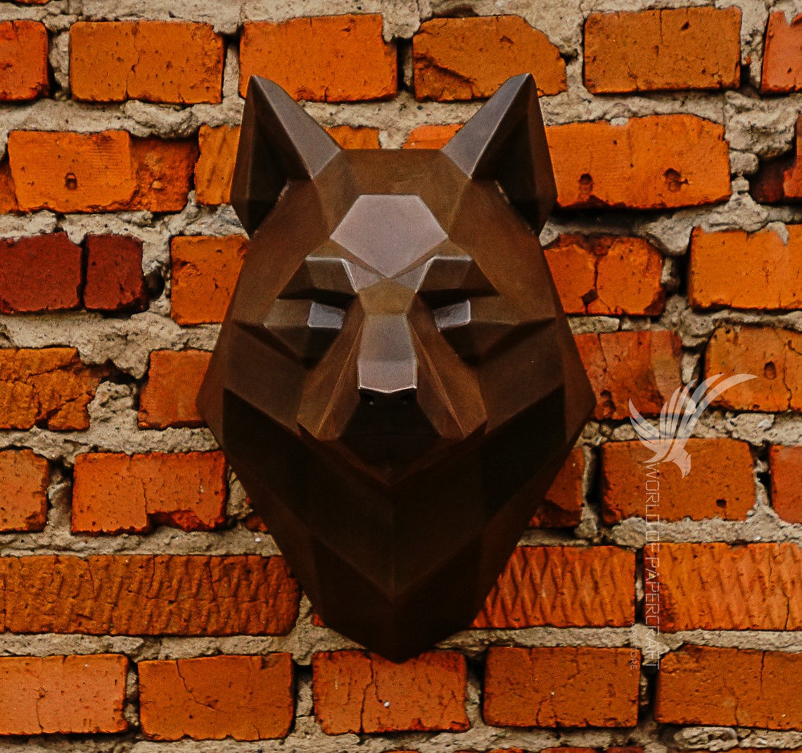 Steel Wolf Head in Metal.pattern Wolf Metal Sculptures. PDF DXF - Etsy