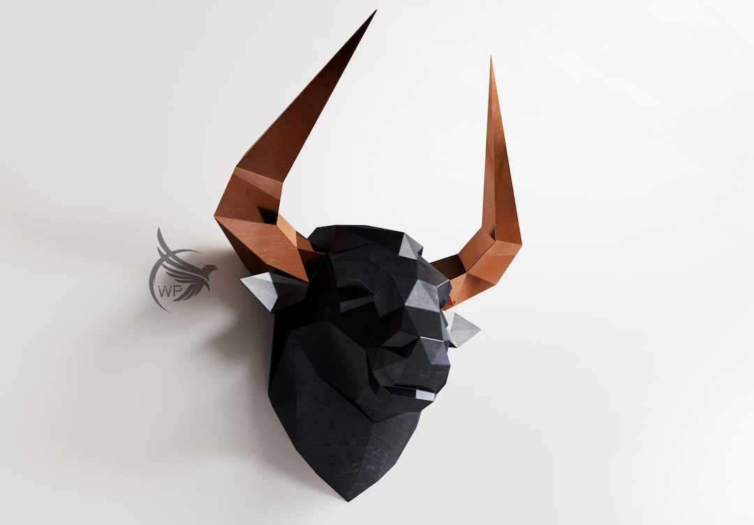 Metal Bull in Steel Pattern Animal Metal Sculptures PDF DXF 3d ...
