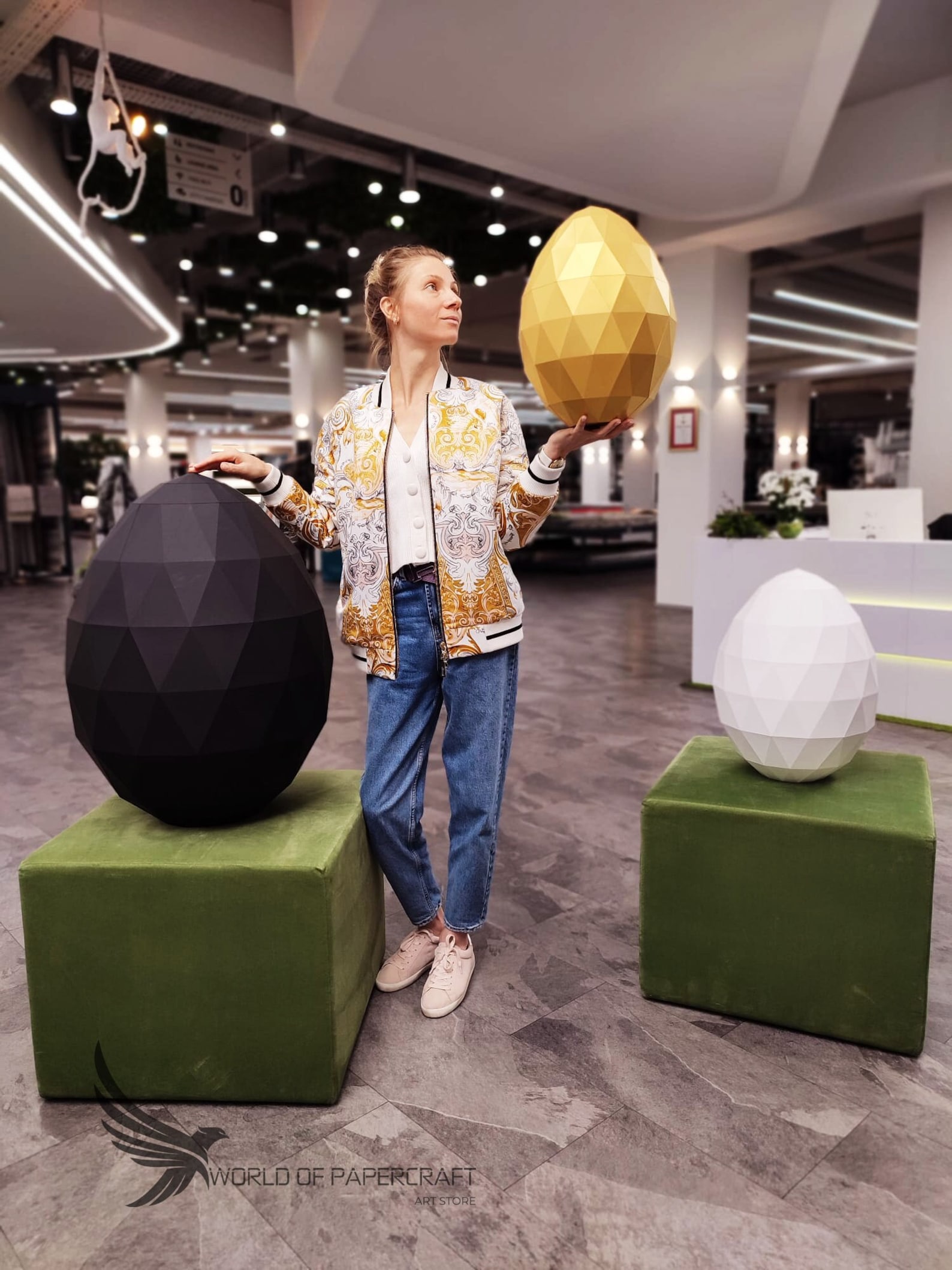 Egg V3 Papercraft Model Egg Low Poly Egg Sculpture Egg Paper - Etsy UK