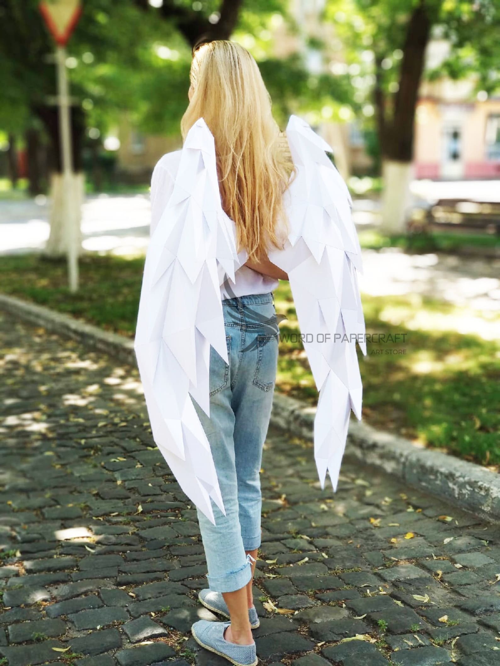 Wings Papercraft Paper Wings Wings Low Poly Do It Yourself - Etsy Canada