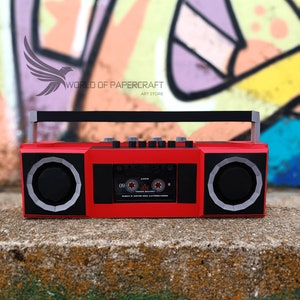 Record Player Papercraft Model Record Player Low Poly Sculpture Player ...